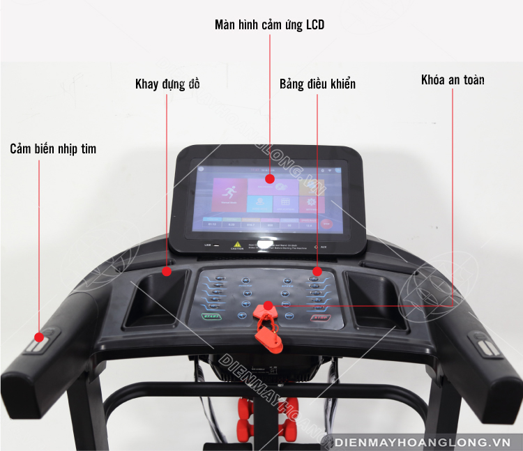 Máy chạy bộ điện Goodfor G674 | Điện Máy Hoàng Long